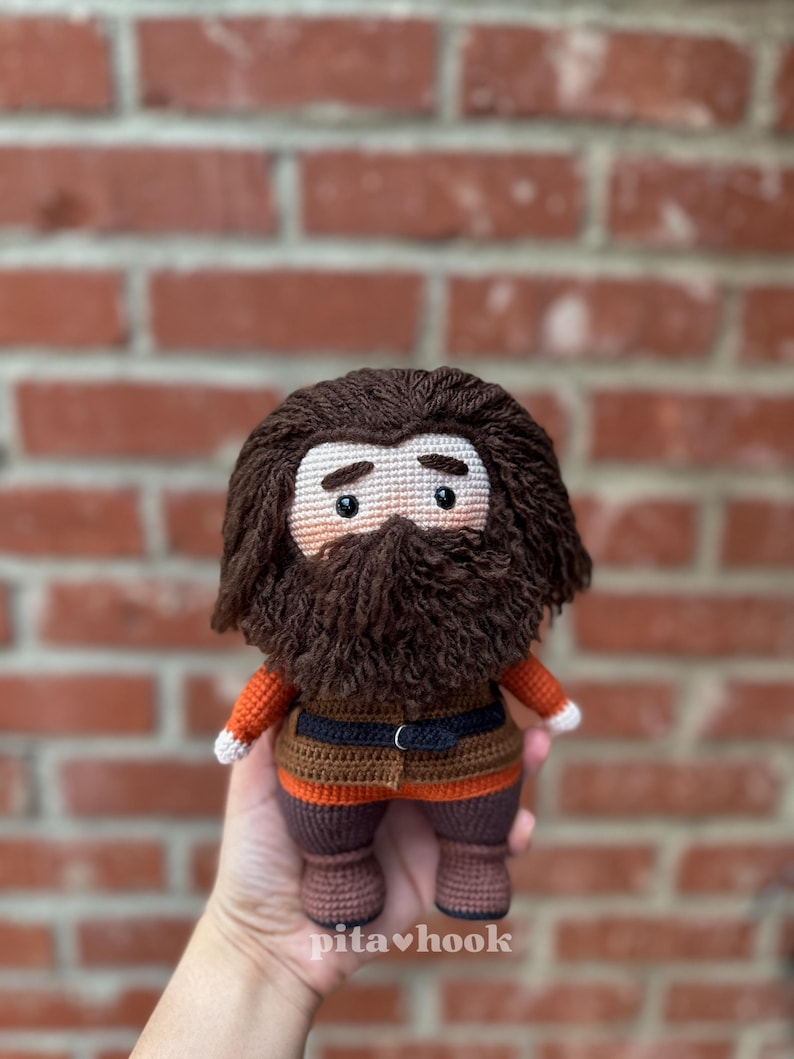 Patrón de Crochet Amigurumi Gigante HAGRID. Patrón en ESPAÑOL. Patrón ...