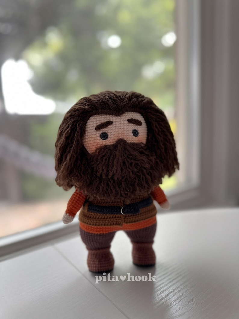 Patrón de Crochet Amigurumi Gigante HAGRID. Patrón en ESPAÑOL. Patrón ...