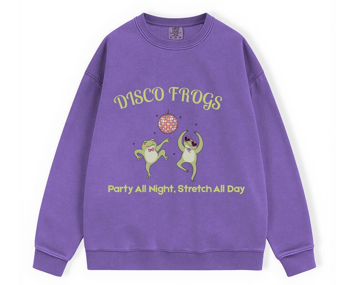Comfort Colors Disco Frogs 90s Shirt, Frog Lovers Shirt, Retro Vintage ...