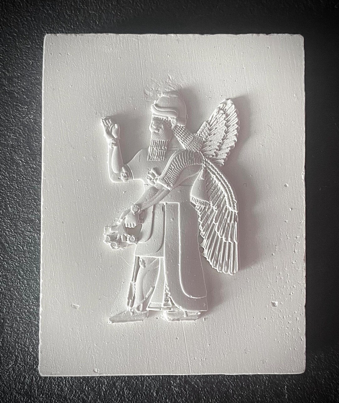 Enki / Ea / Assur Wall Sculpture Handmade Decoration of Sumerian ...