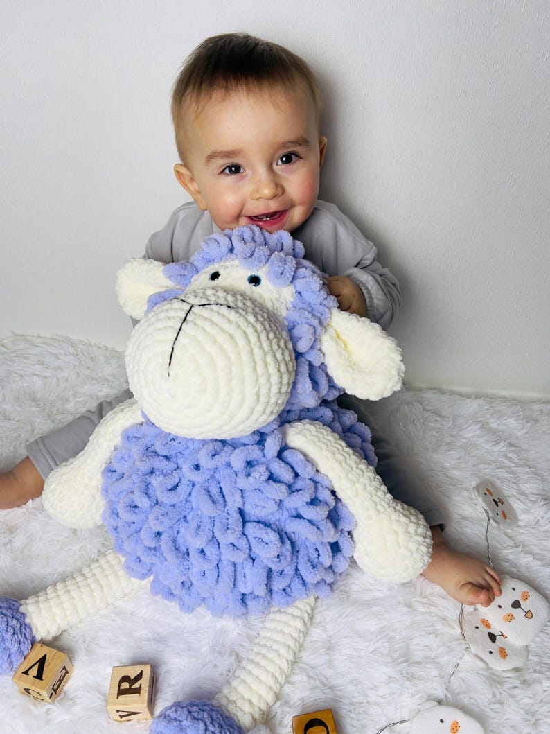 Crochet Sheep Pattern PDF - Amigurumi Plush Toy DIY Tutorial, Easy ...