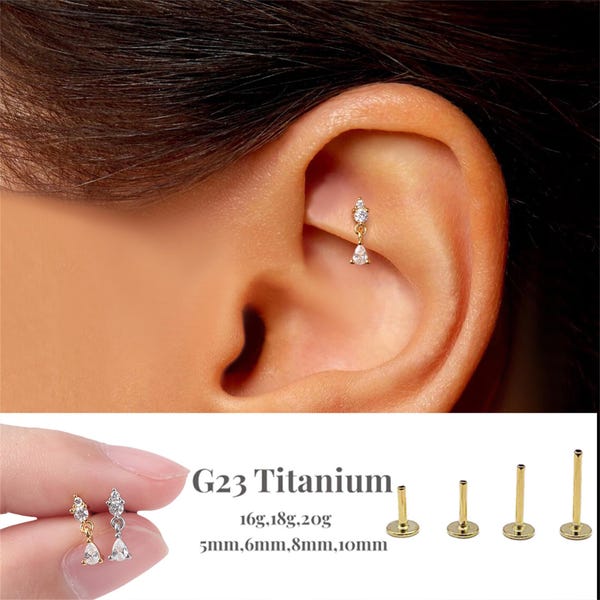 Tragus Jewelry - Etsy UK