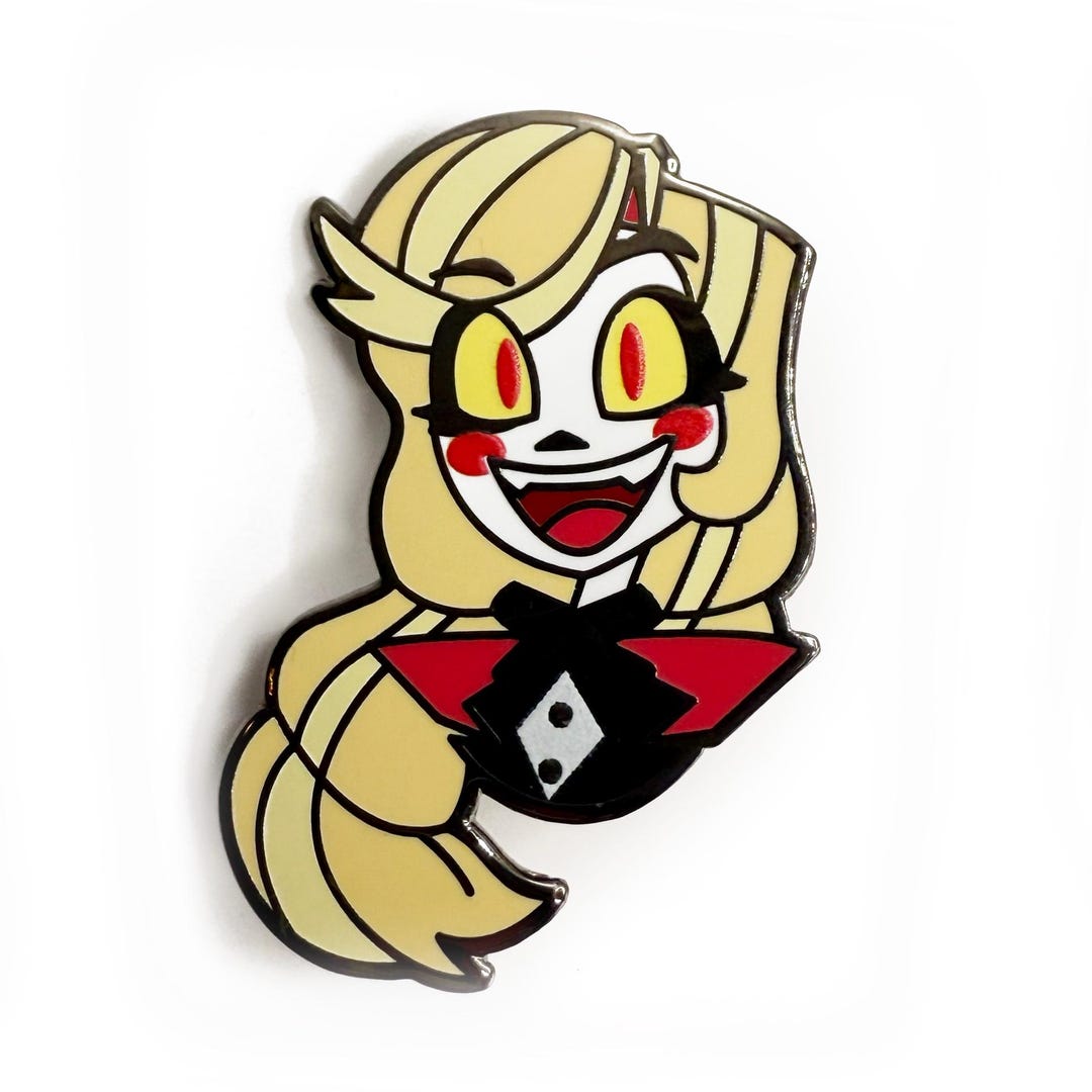 Hazinbin Hotel - Charlie Morningstar - 1.75" Hard Enamel Pin! - Etsy