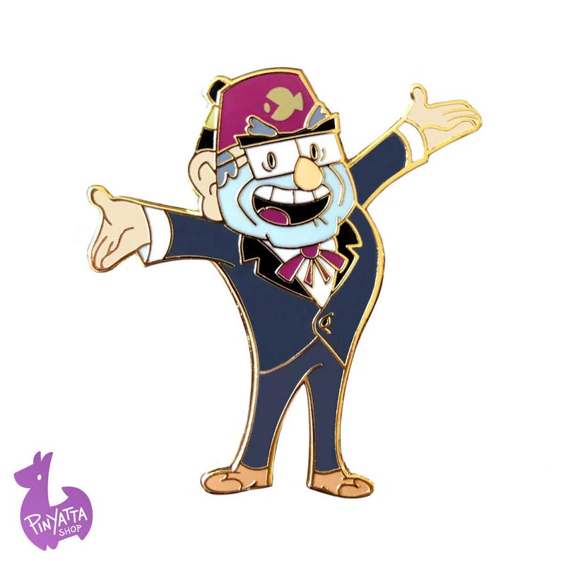 Gravity Falls - Grunkle Stan - 2" Hard Enamel Pin - Etsy
