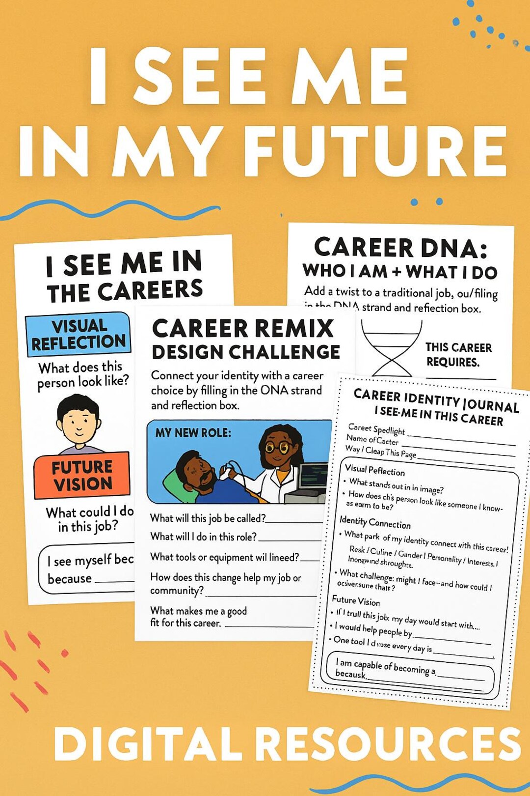 Career Exploration & SEL Activities | I See Me in My Future - Etsy