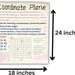 Coordinate Plane Anchor Chart Math Poster, Ordered Pairs X and Y Axis ...