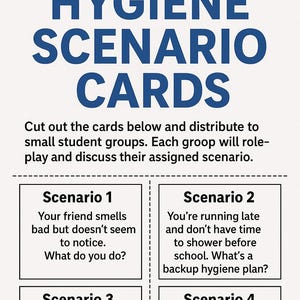 Grade 9 Hygiene Lessons | Teen Health & Social Skills Activities ...