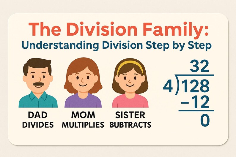 Long Division Family Method | Grade 4 Math Worksheets and Lesson Plan ...