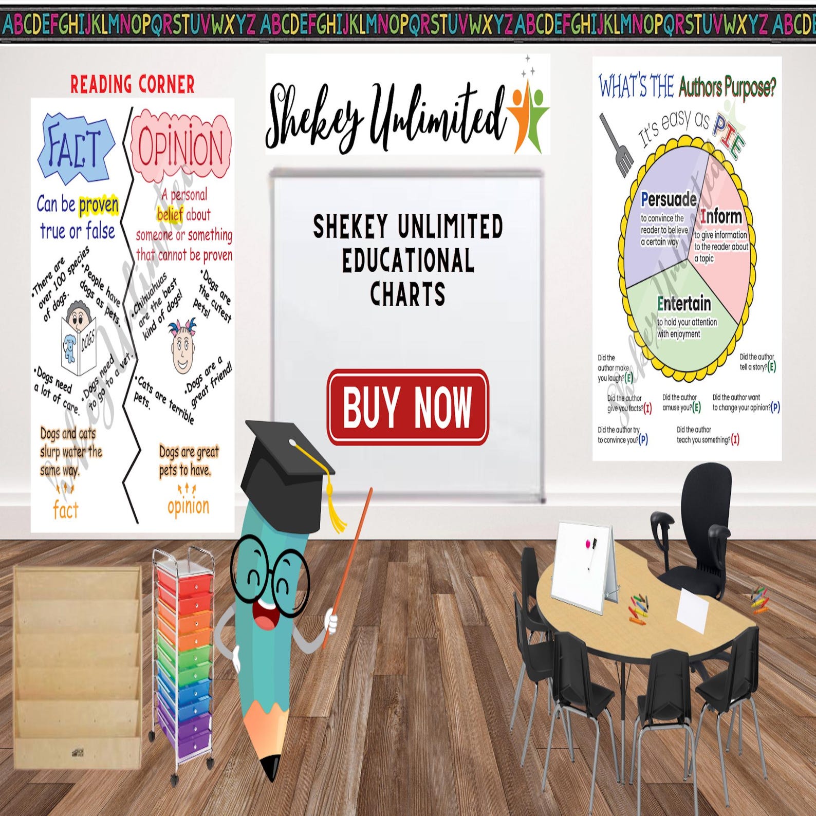 Fact and Opinion Anchor Chart | ELA Classroom Poster Critical Thinking ...
