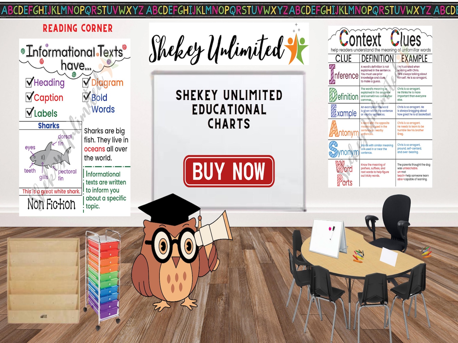 Informational Texts Anchor Chart | ELA Classroom Poster Nonfiction ...