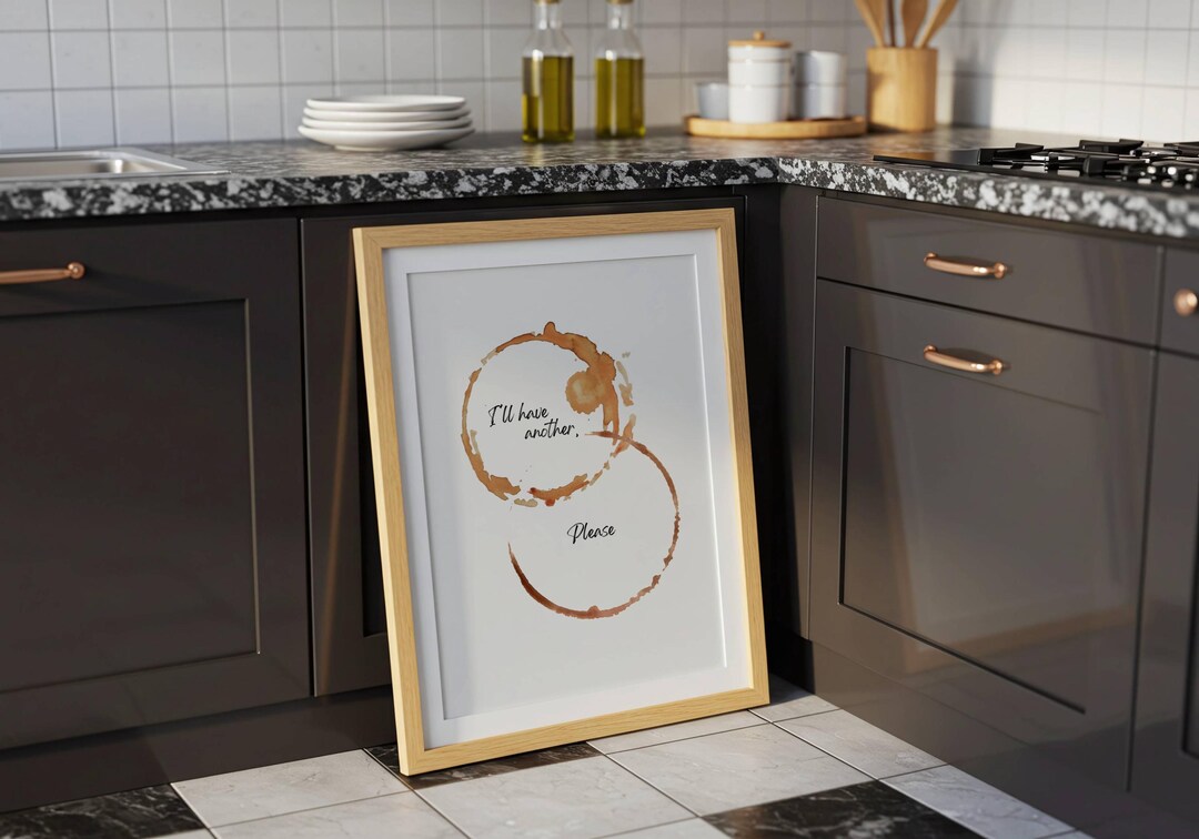 I'll Have Another, Please - Minimalist Coffee Wall Art Printable With ...