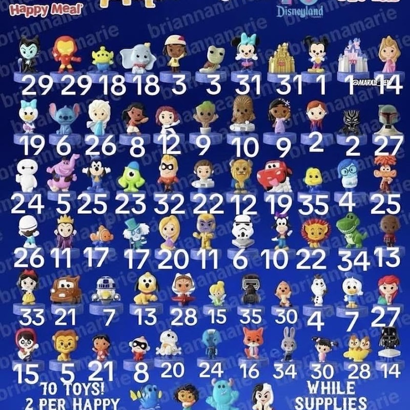 Mcdonald Disneyland Toys - Etsy