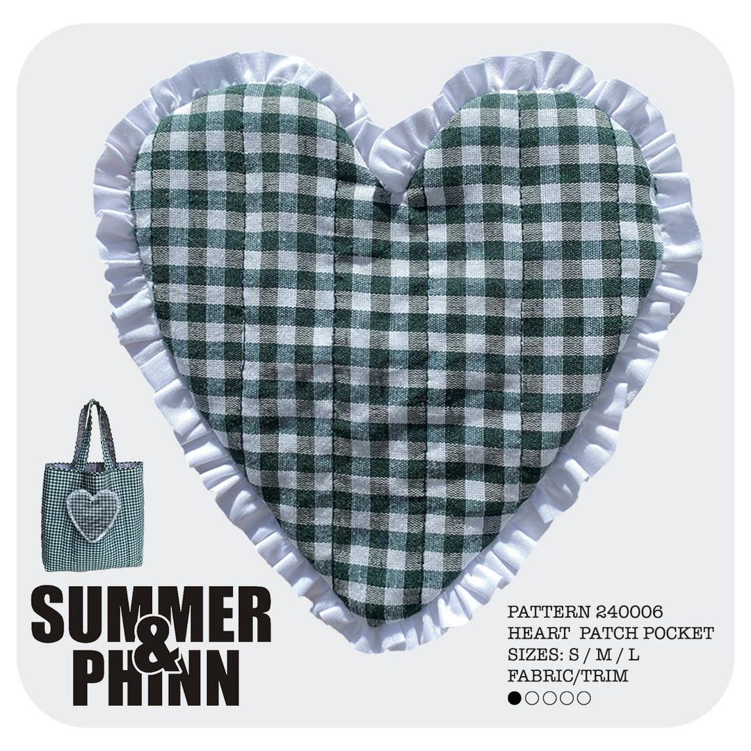 Heart Patch Pocket Sewing Pattern - Etsy