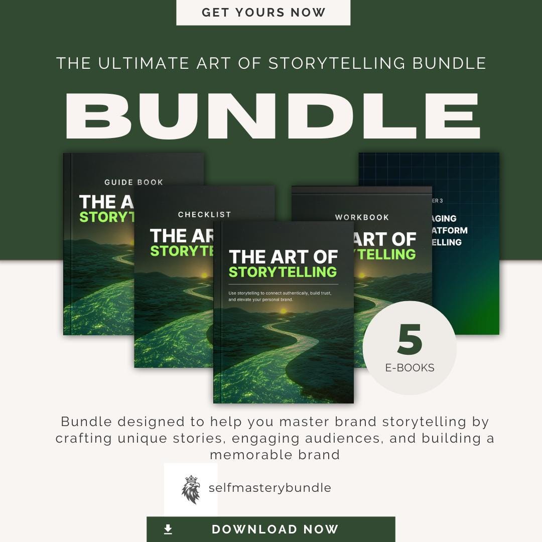 The Art of Storytelling - Bundle - Etsy