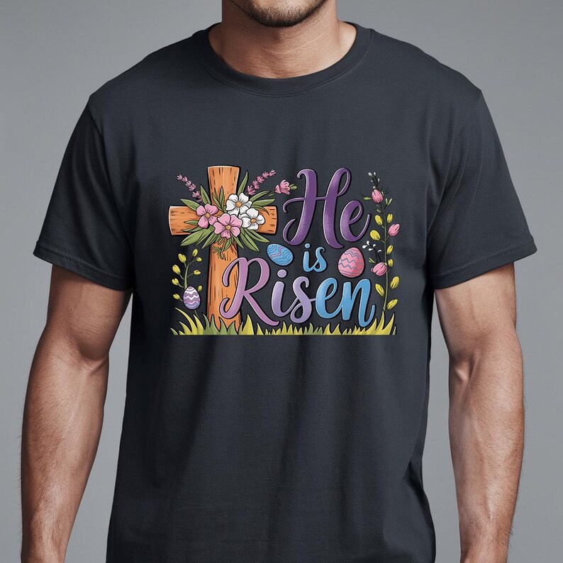 He is Risen Png, He is Risen Png Design, Christian Easter Png, Easter ...