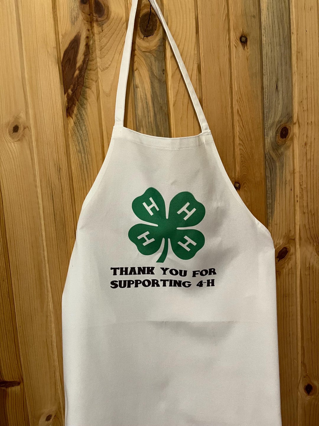 Thank You for Supporting 4-H Apron - Etsy