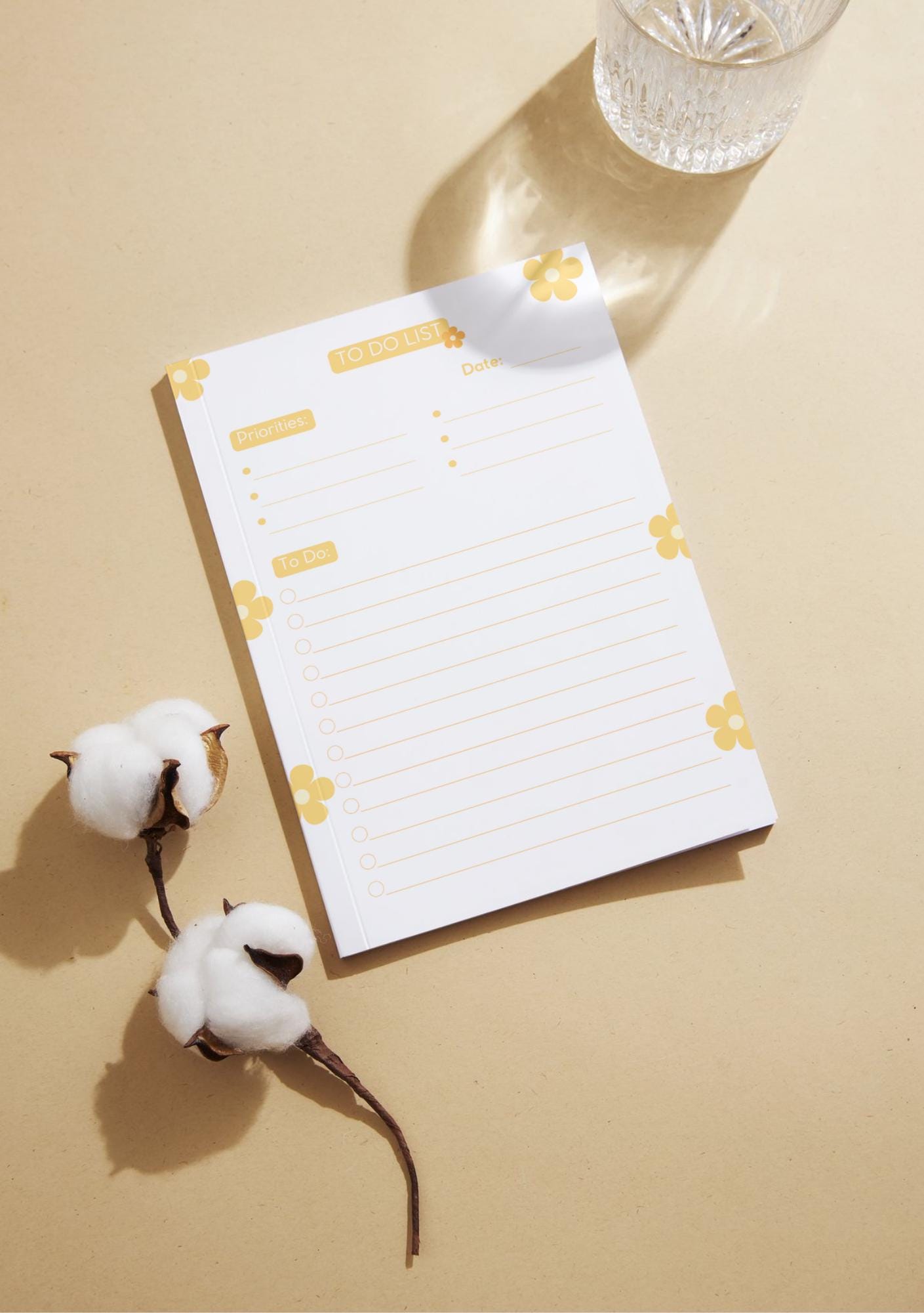 Floral to Do List Printable, Cute Daily Task List Template, PDF, A4,A5 ...