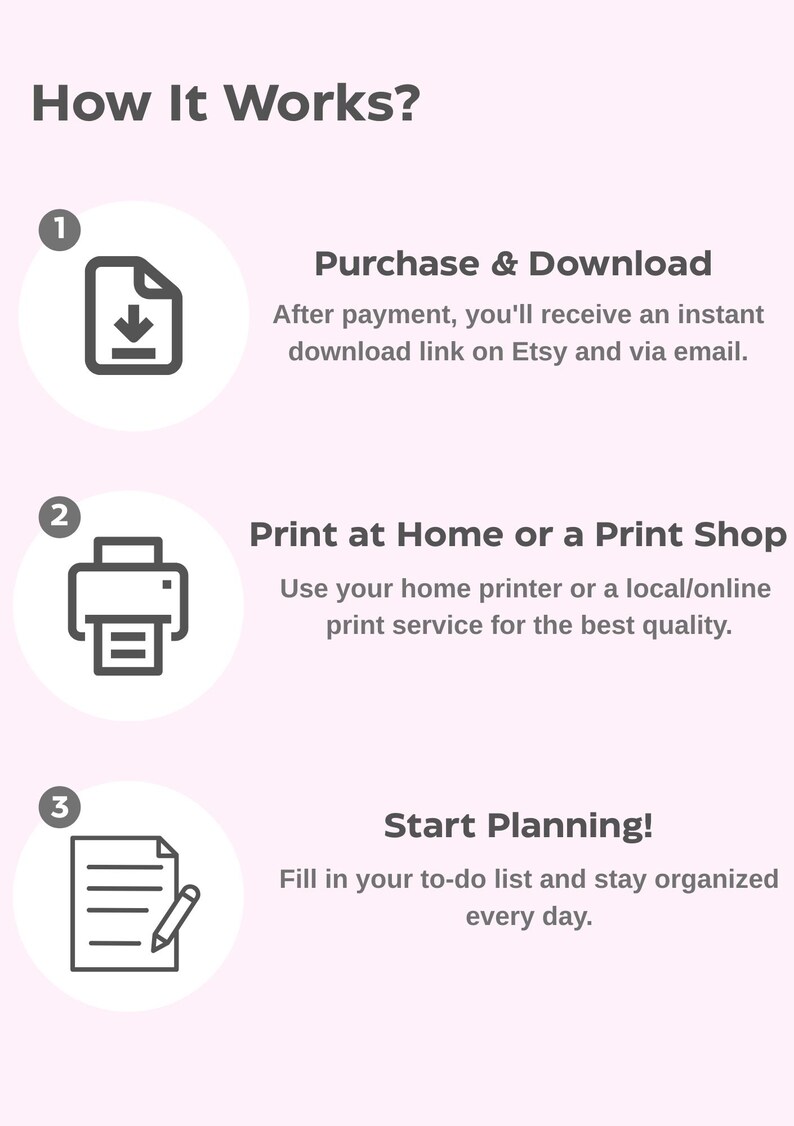 Floral to Do List Printable, Cute Daily Task List Template, PDF, A4,A5 ...