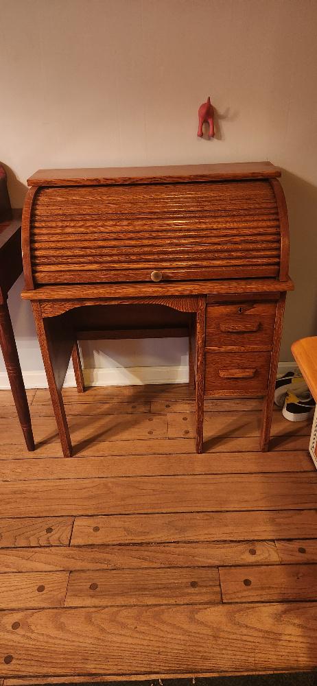 Antique Child s Roll Top Desk Etsy