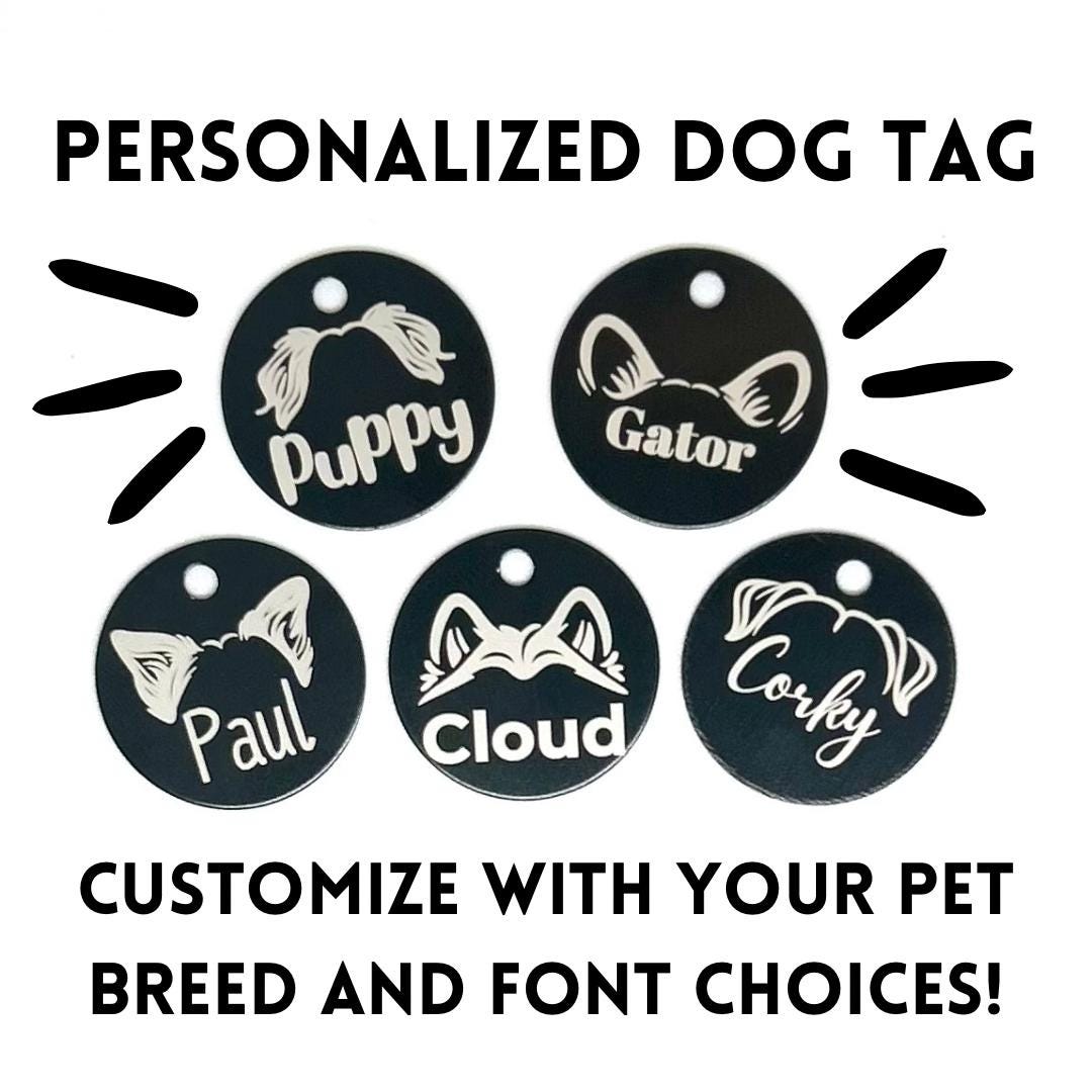 Dog Tag | Personalized Dog Tag | Custom Dog Tag | Engraved Dog Tag ...