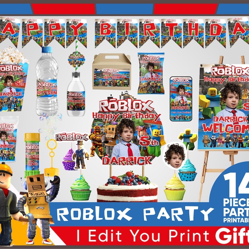 Roblox Party Package - Etsy