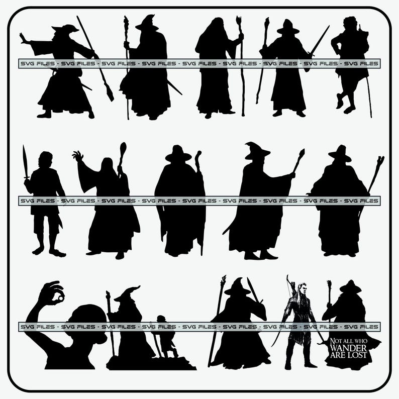 LOTR Svg Bundle | 250+ Middle-earth Icons for Laser Cutting - Etsy