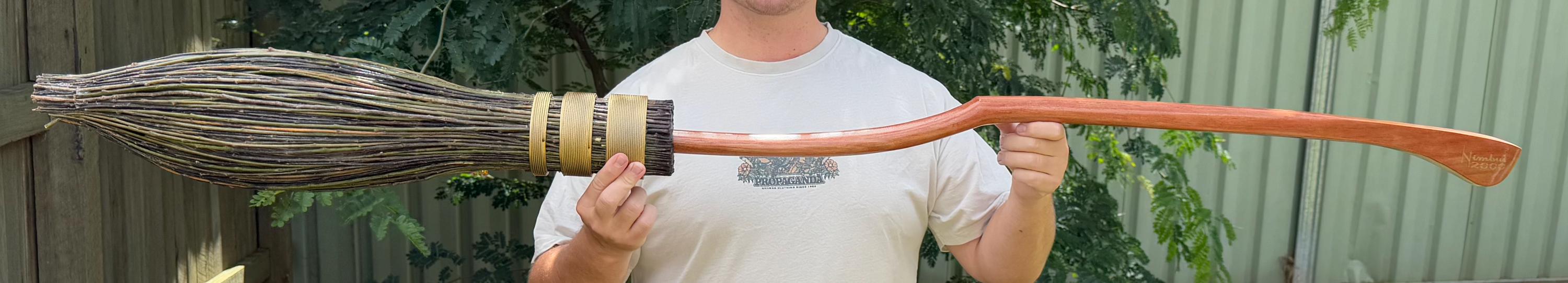 Wizard Broom 1:1 Scale Prop Replica - Etsy