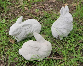 Concrete rabbit | Etsy