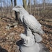 12" Tall Cement Eagle Garden Art Classic Statue Concrete Patriotic USA ...