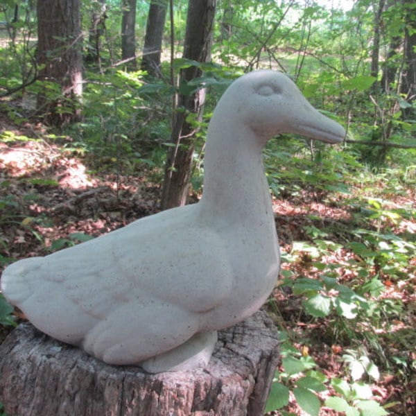 Garden Duck Statue - Etsy