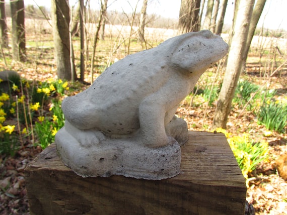 Concrete Frog Statue
