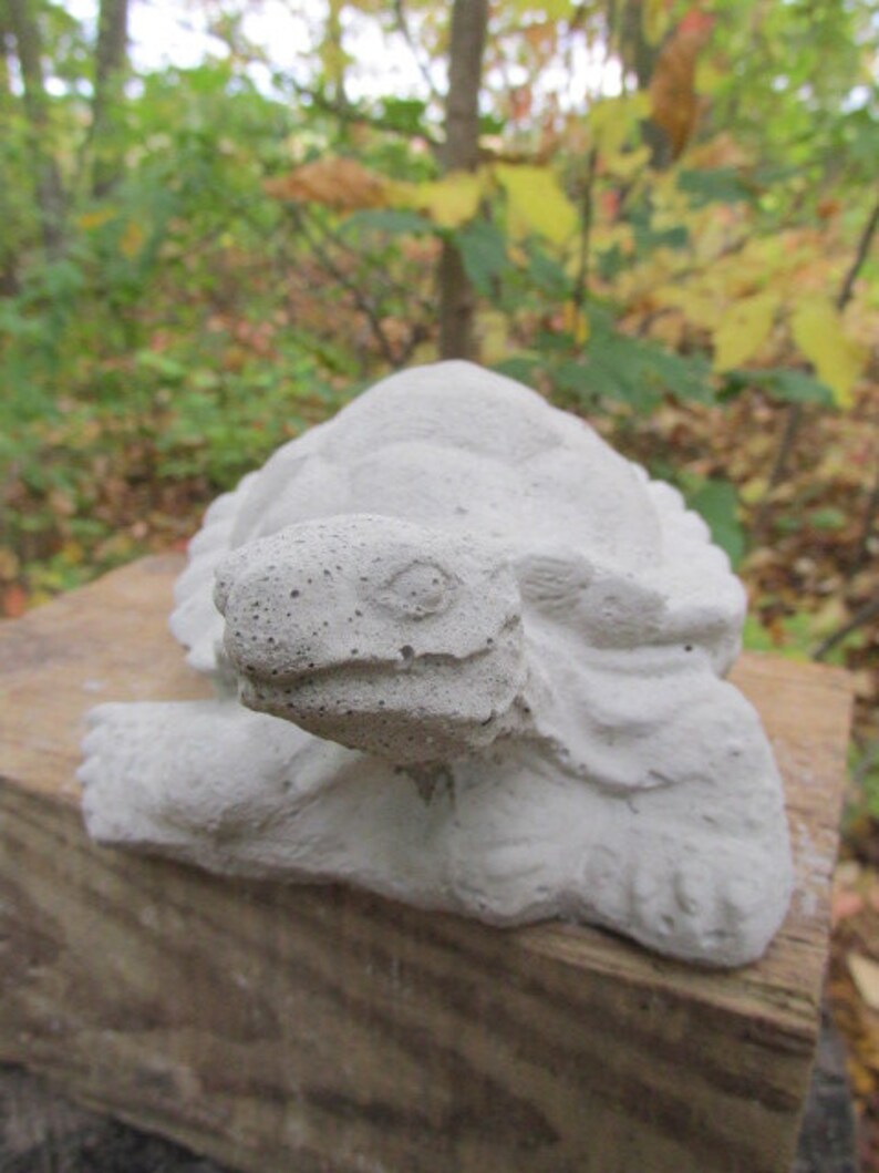 8 Cement Turtle Garden Art Statue Concrete Lawn | Etsy