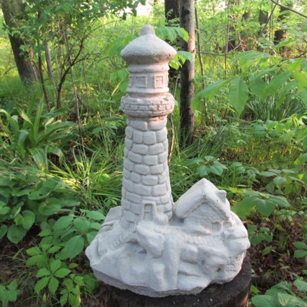 Concrete Lighthouse - Etsy