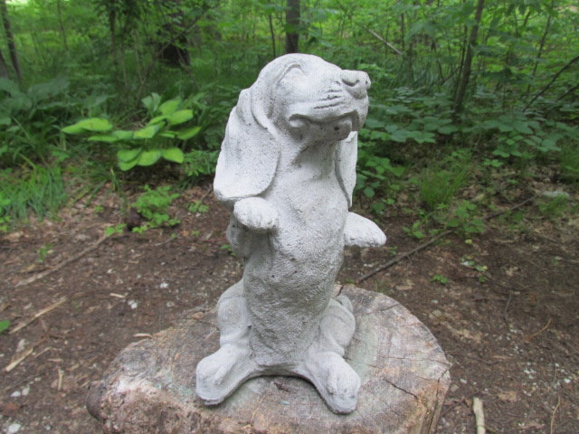 10 Cement Dachshund Dog Garden Art Concrete Statue - Etsy