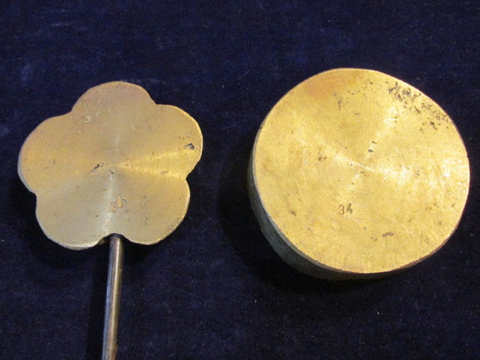 Vintage Millinery Flower Making Tool Brass Iron for 2 - Etsy