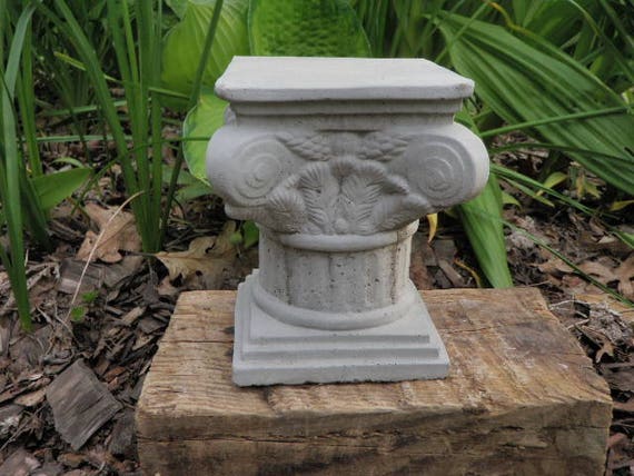 Plant stand garden statue for antique decor Sculpture art Greek column ...