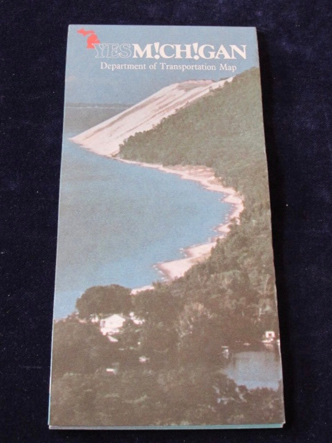 Actual Original Vintage Official 1988 Michigan Highway State Road Map ...