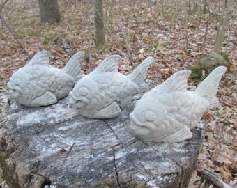 Concrete Fish Statue - Etsy