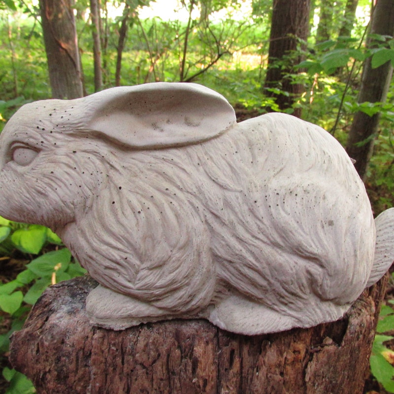Concrete Rabbit - Etsy