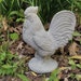10" Tall Cement Rooster Chicken Garden Art Statue Concrete Farm Animal ...