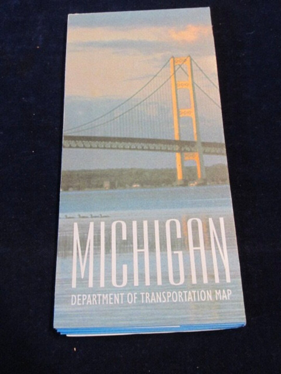 Actual Original Vintage Official 1997 Michigan Highway State Road Map ...
