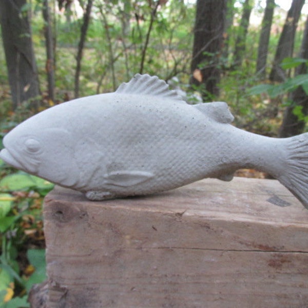 Concrete Bass Fish - Etsy