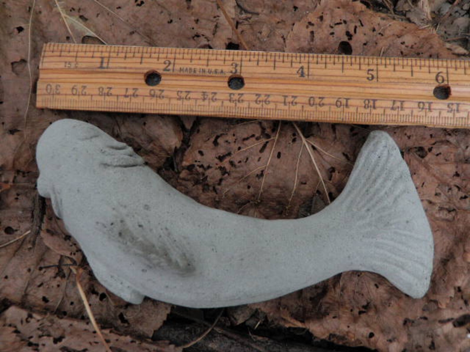 Cement 6 Long Fish Lot of 3 Garden Art Concrete Statue - Etsy