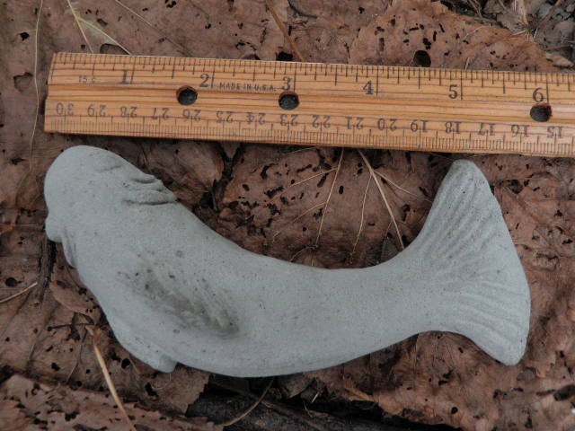 Cement 6 Long Fish Lot of 3 Garden Art Concrete Statue - Etsy