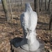 12" Tall Cement Eagle Garden Art Classic Statue Concrete Patriotic USA ...