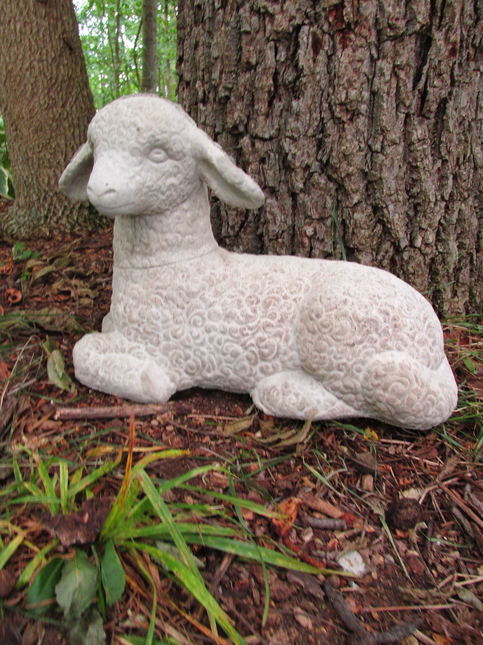 12 Cement Lying Lamb Sheep Ewe Garden Art Concrete - Etsy