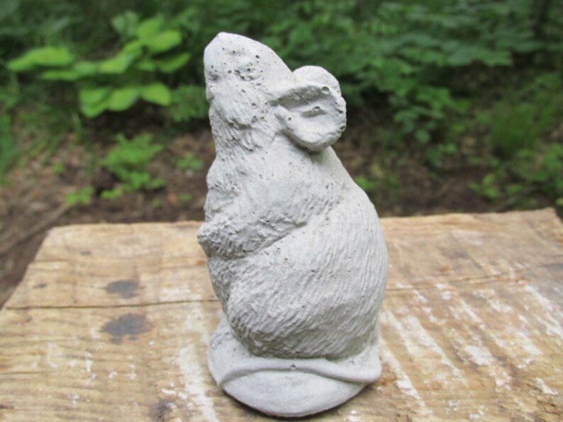 4 Tall Cement Rat Mouse Garden Concrete Statue Yard Art | Etsy