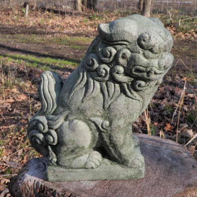 Large Foo Dogs Statue - Etsy