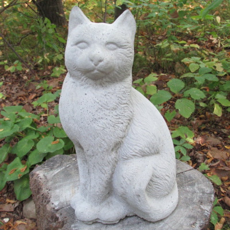 Large Statue Cat - Etsy