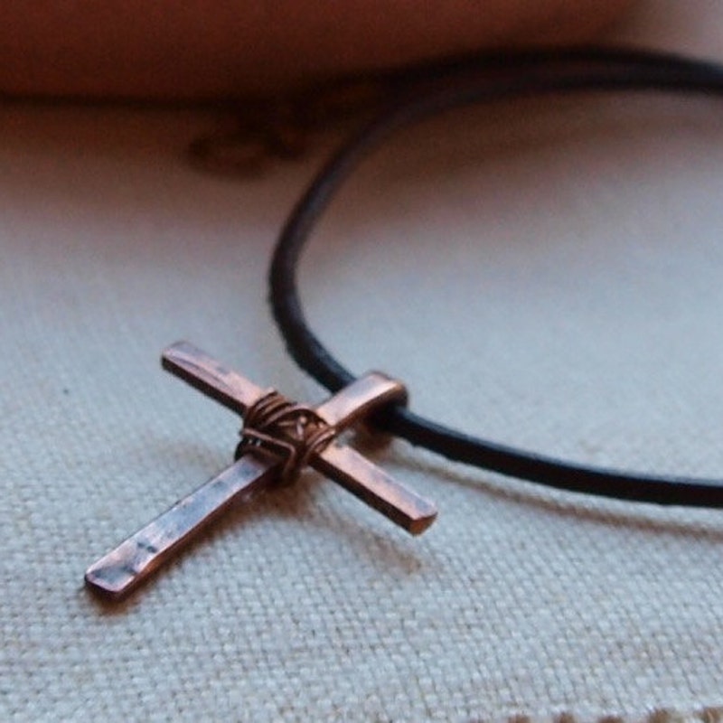 Copper Cross - Etsy
